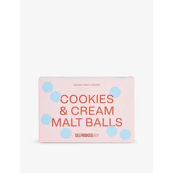 SELFRIDGES SELECTION Cookie & Cream Malt Balls 150g - One-color