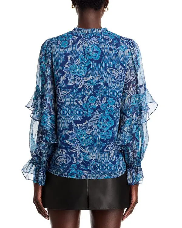 Aqua Ruffled Top Exclusive