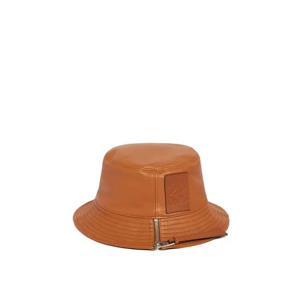Loewe Leather Fisherman Hat - Brown