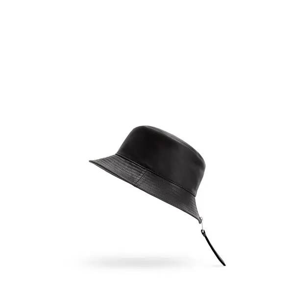 Loewe Leather Bucket Hat