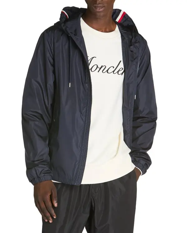 Moncler Grimpeurs Nylon Hooded Windbreaker - Navy