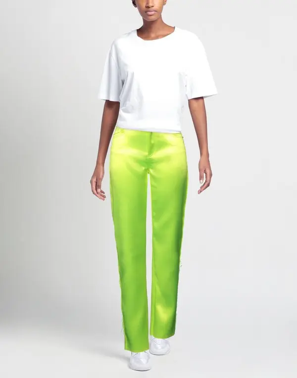 Sportmax High Waisted Tapered Leg Polyester Pants