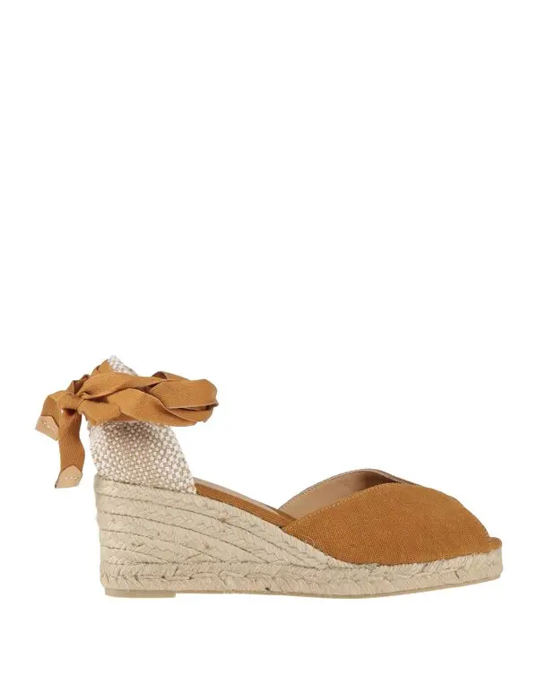 CastaÑer Espadrille Wedge Sandals - Yellow