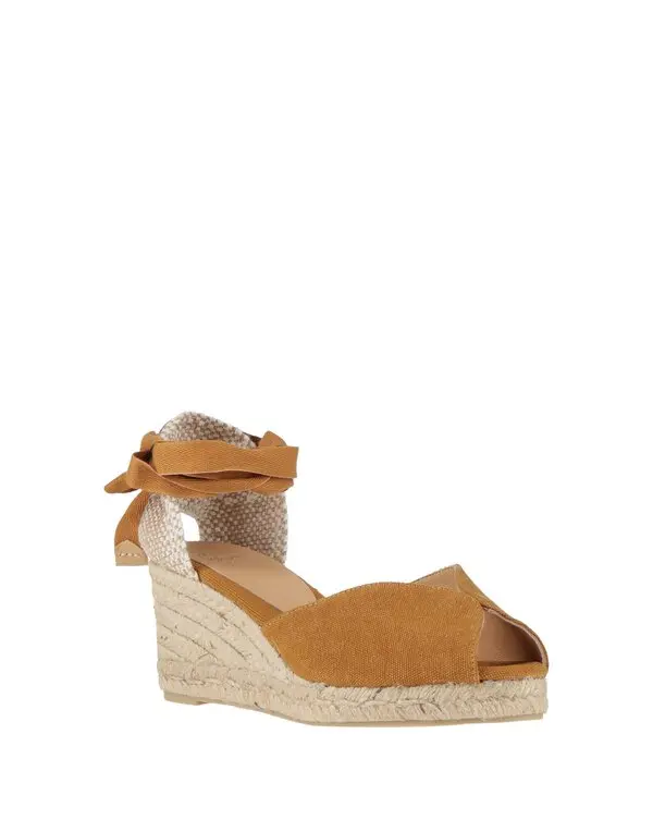 CastaÑer Espadrille Wedge Sandals - Yellow
