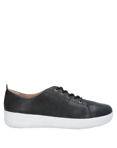 Fitflop Leather Low-top Sneakers - Black