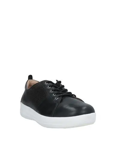 Fitflop Leather Low-top Sneakers - Black