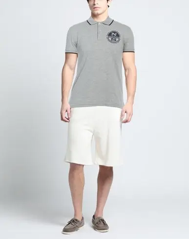 NORTH SAILS Polo Shirt Size Cotton, Polyester, Elastane - Grey