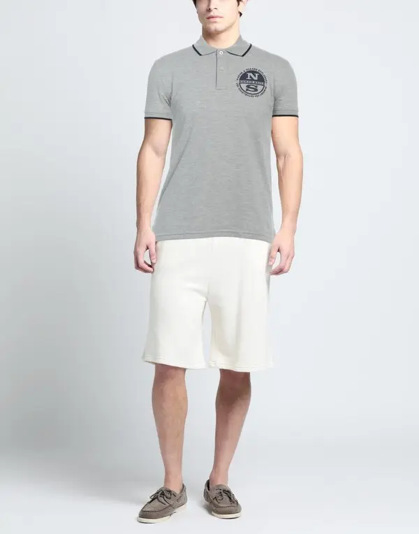 NORTH SAILS Polo Shirt Size Cotton, Polyester, Elastane - Grey