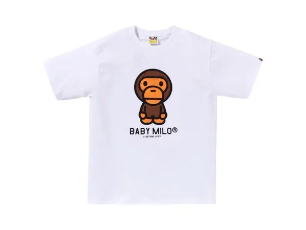 A BATHING APE Boa Baby Milo C Tee Shirt - White