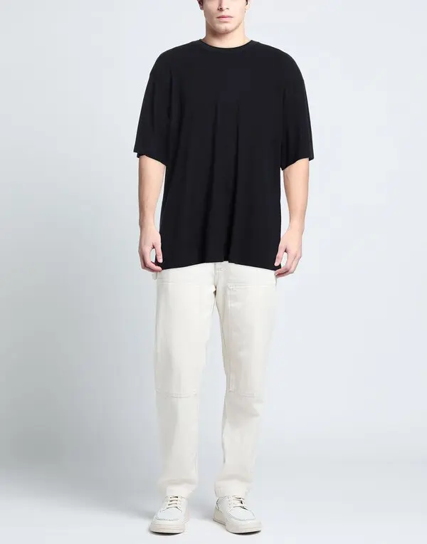 Emporio Armani T-shirt Size Virgin Wool, Lyocell - Blue