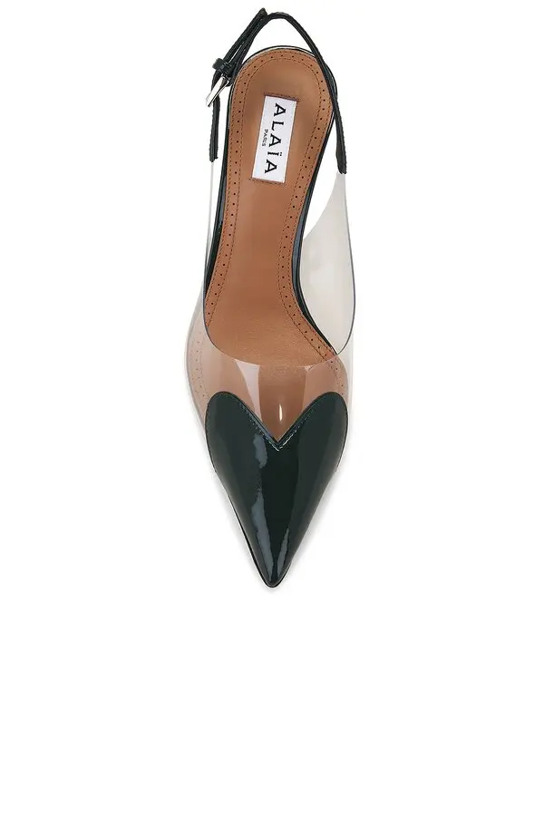 Alaïa Slingback Pump - Vert Bouteille