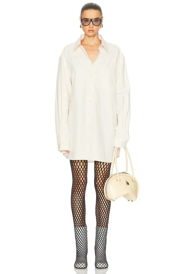 MAISON MARGIELA Long Sleeve Button Up Top