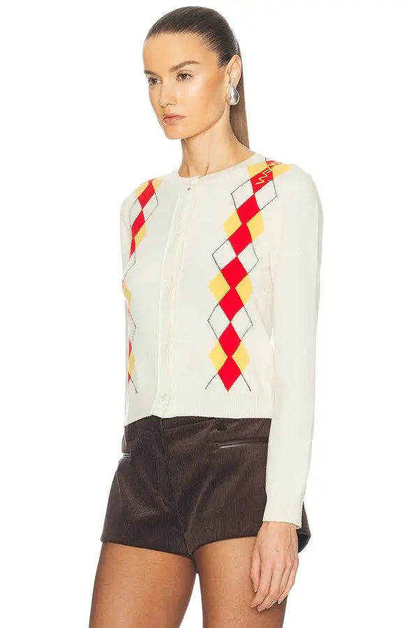 Marni Long Sleeve Cardigan - Ivory