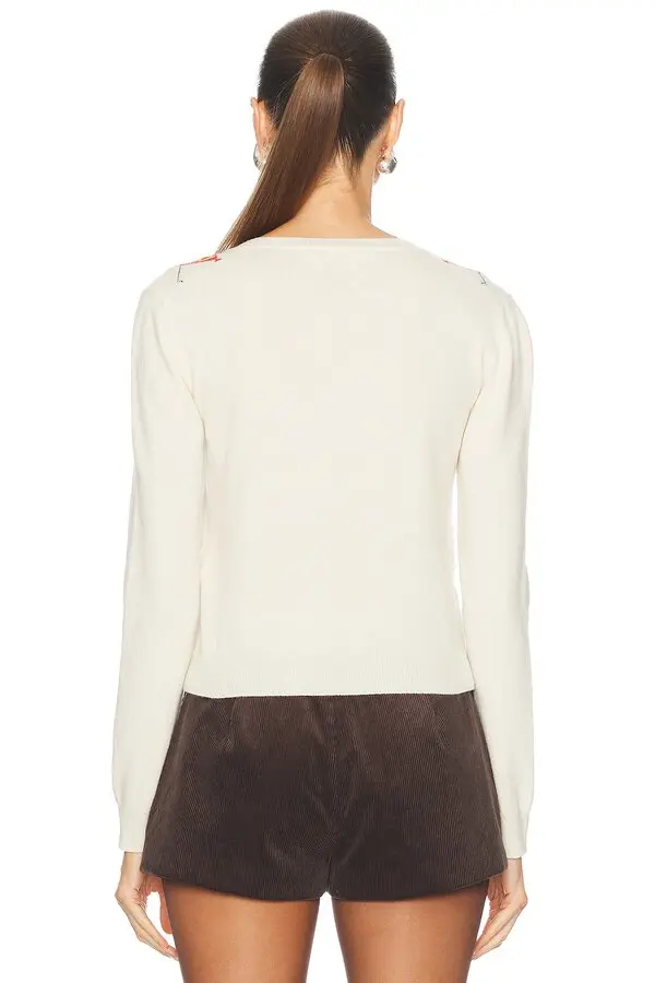 Marni Long Sleeve Cardigan - Ivory