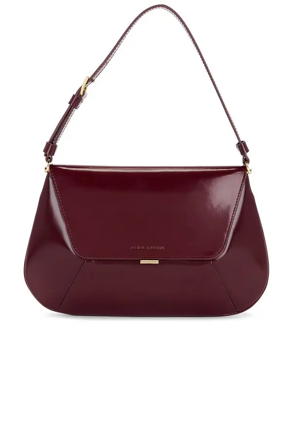 Amina Muaddi Ami Bag - Wine