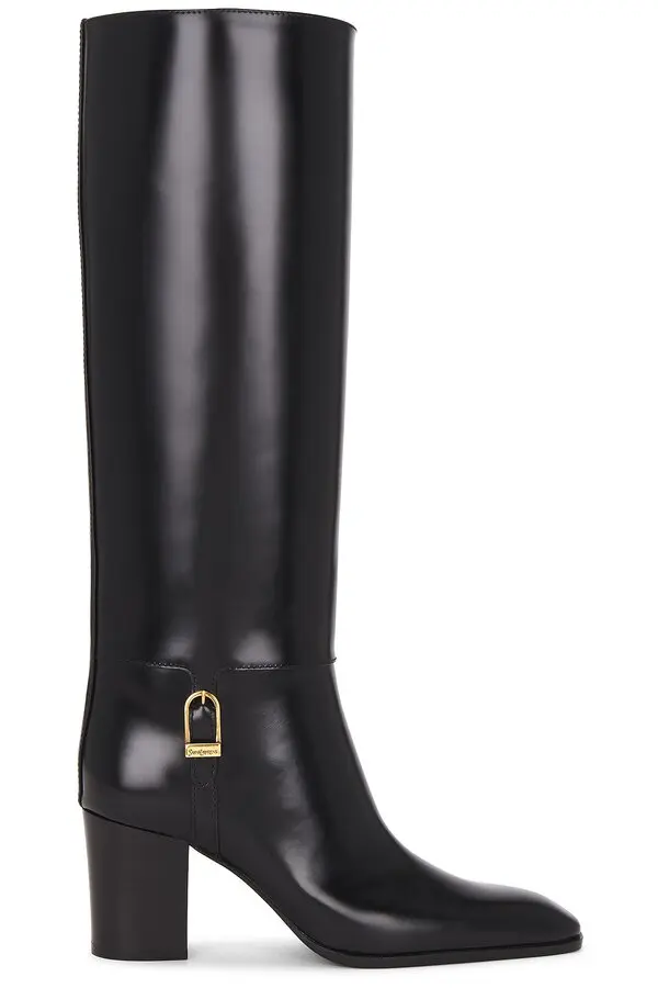 Saint Laurent Knee High Boots - Nero