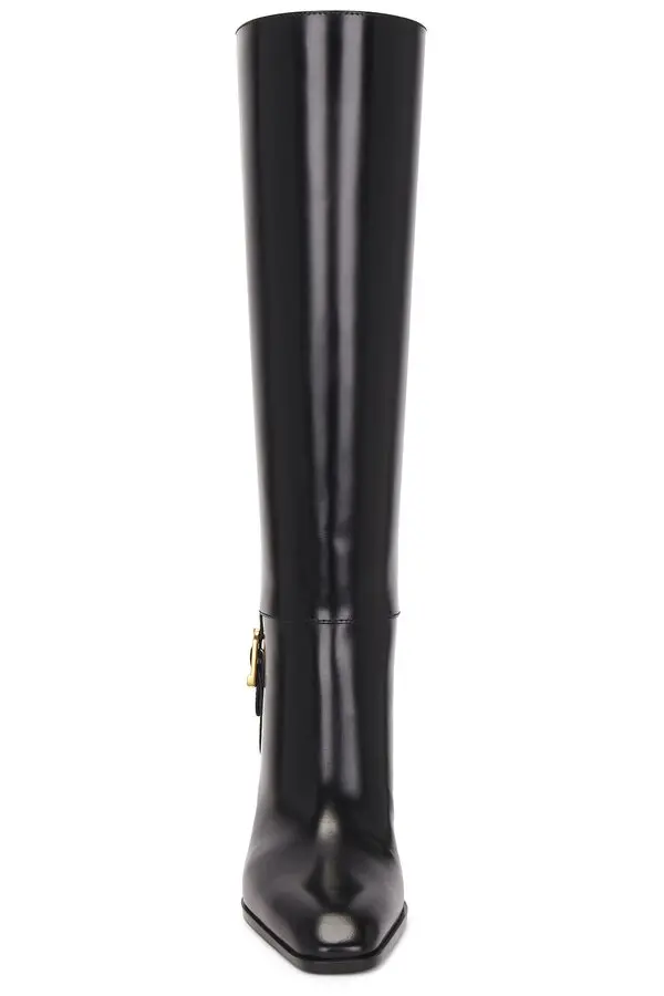 Saint Laurent Knee High Boots - Nero