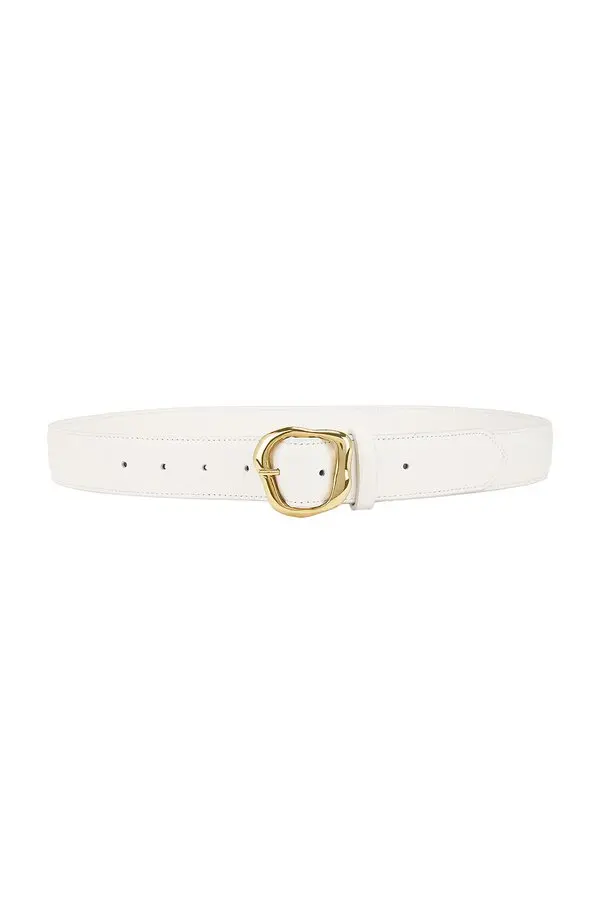 AMANU The Kariba Leather Belt - Light Cream
