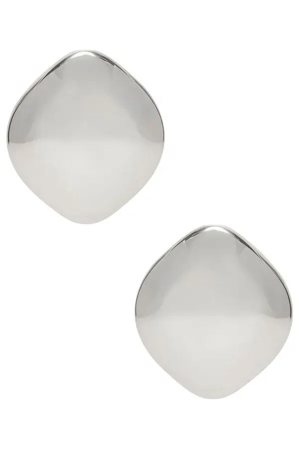 JENNIFER FISHER Puffy Cushion Earrings - Silver