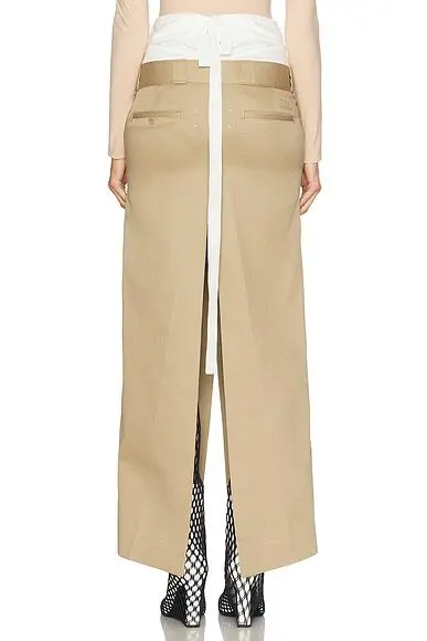 MAISON MARGIELA Long Split Hem Skirt