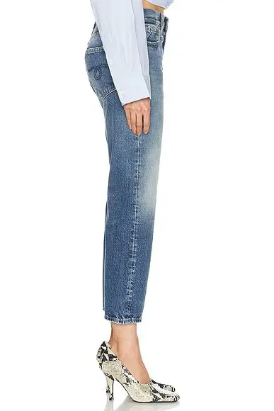 R13 Romeo Cropped Straight Leg Jeans