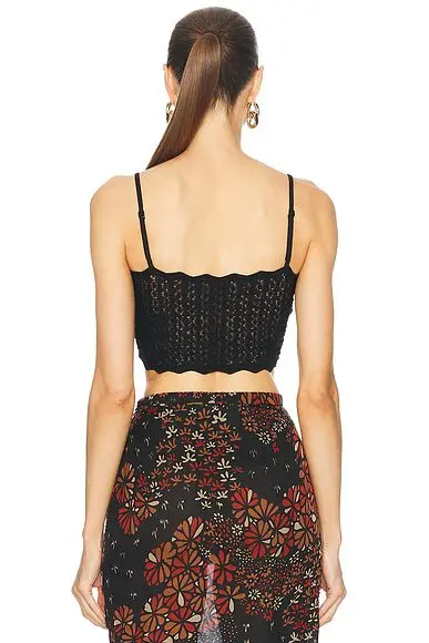 Saint Laurent Cropped Tank Top