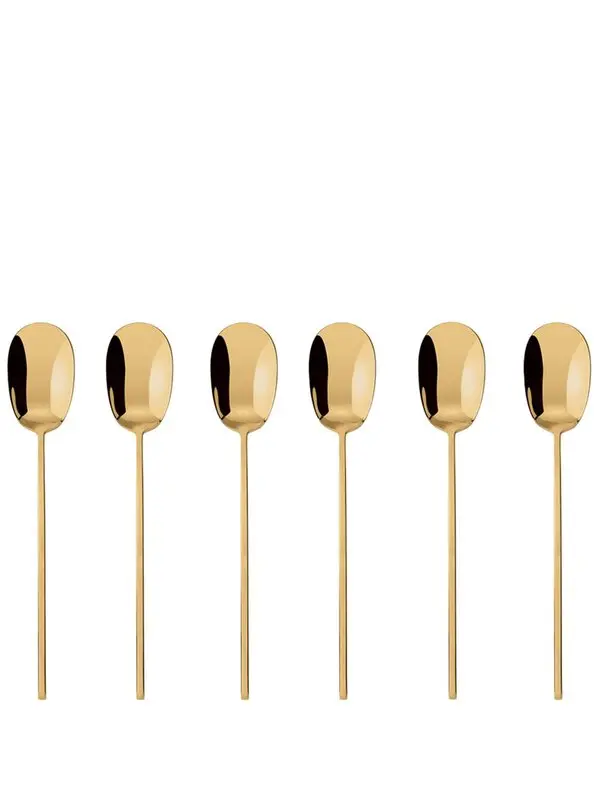 SAMBONET 100 Moka Spoons - Gold