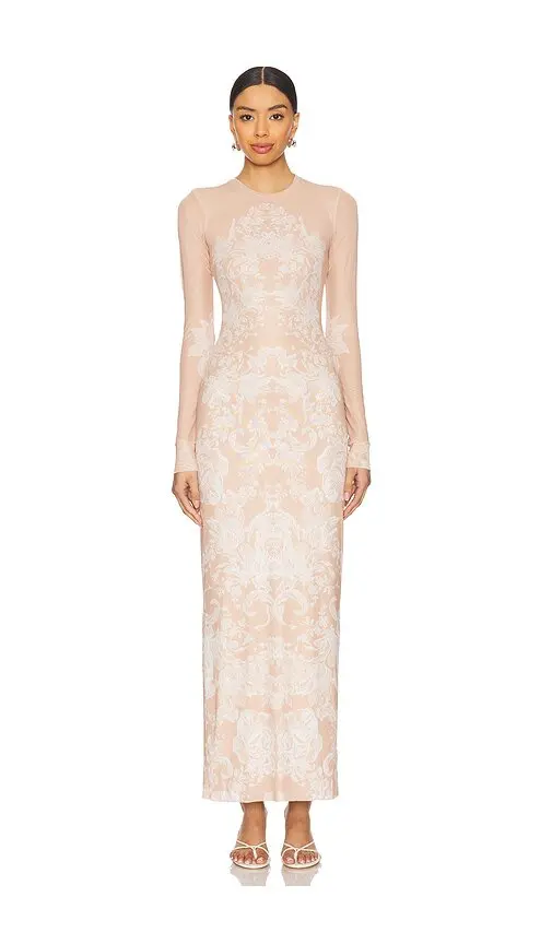 AFRM Didi Maxi Dress With Intricate Print