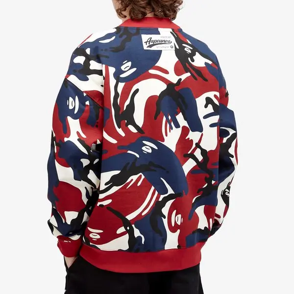 A BATHING APE Unvs Camo Cardigan