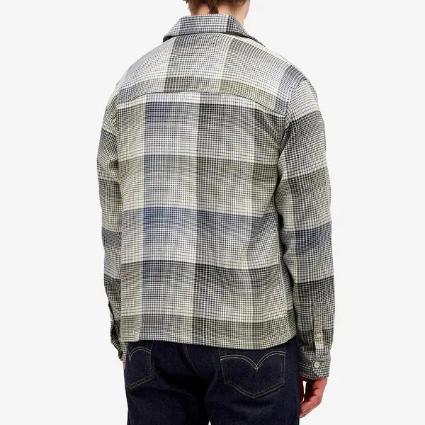 Paul Smith Zip Front Plaid Shirt