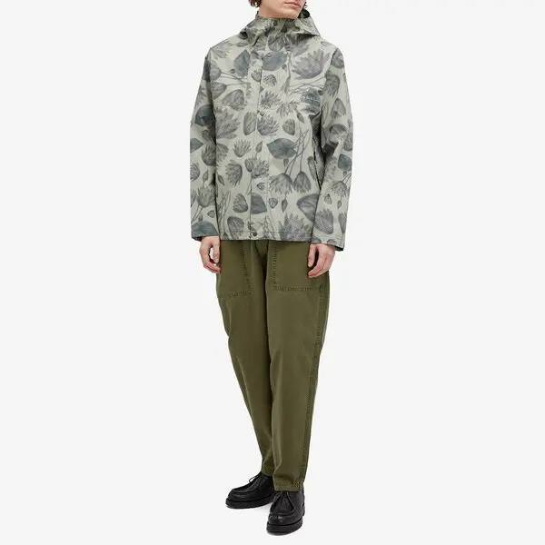 Paul Smith Pixilated Flower Print Hooded Jacket