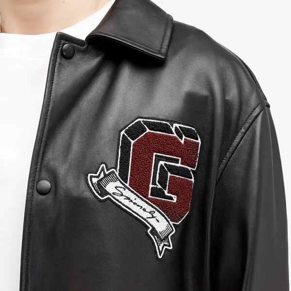 Givenchy Leather Coach Jacket