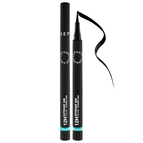 SEPHORA COLLECTION Intense Ink 12hr Classic Felt Eye Liner - 01 Deep Black