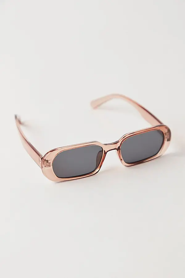 Free People Wednesday Square Sunglasses - Amber | Editorialist display picture 3