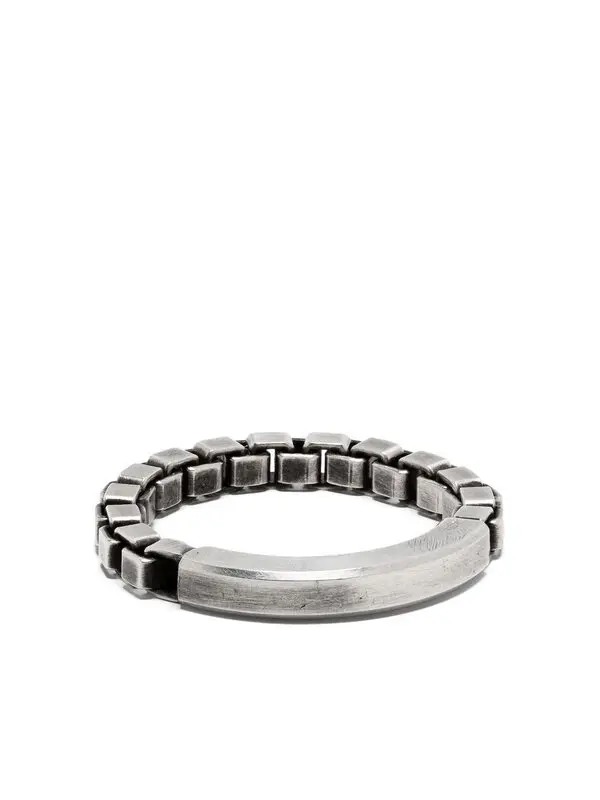 Werkstatt:München Box Chain Ring - Silver