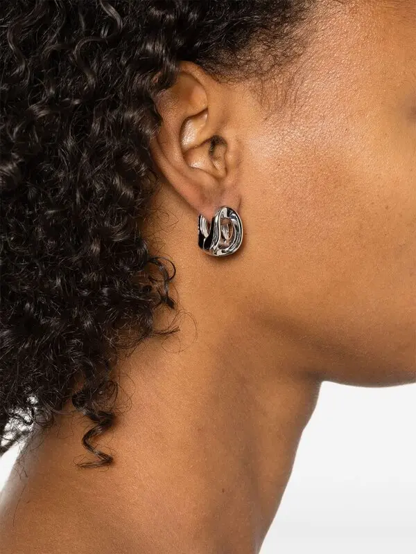 Charlotte Chesnais Shima Earrings - Silver