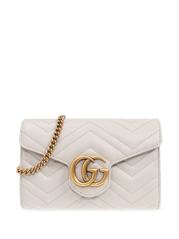 Gucci Gg Marmont Shoulder Bag - Grey