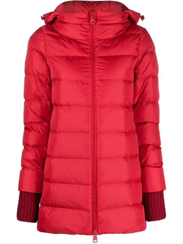 Herno Chamonix A-shape Padded Coat - Red