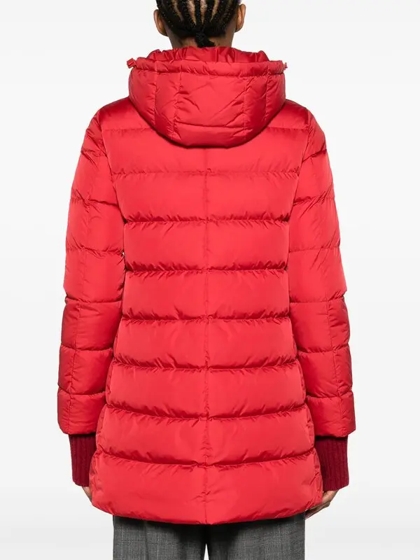 Herno Chamonix A-shape Padded Coat - Red