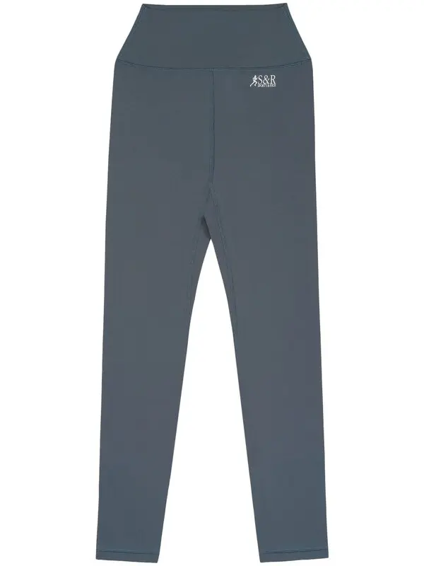 SPORTY & RICH Action Logo-print Leggings