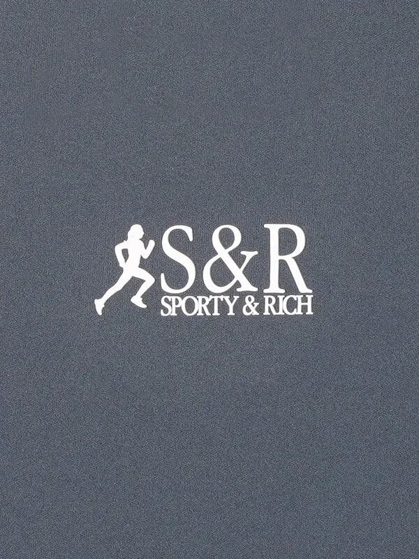 SPORTY & RICH Action Logo-print Leggings