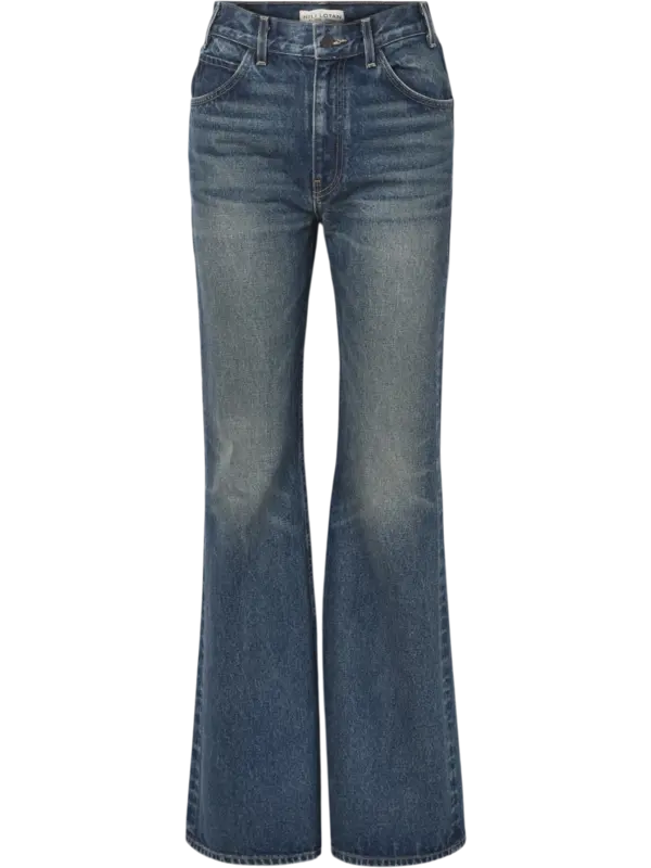 NILI LOTAN Roe Flared Jeans - Blue