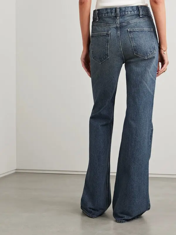NILI LOTAN Roe Flared Jeans - Blue