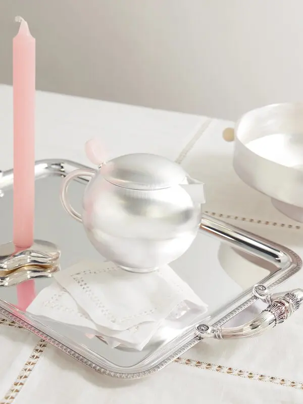 NATALIA CRIADO Teiera -plated And Rose Quartz Teapot