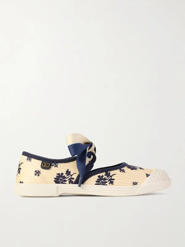 Valentino Garavani Bay Bay Ballerina Sneakers - Off-white