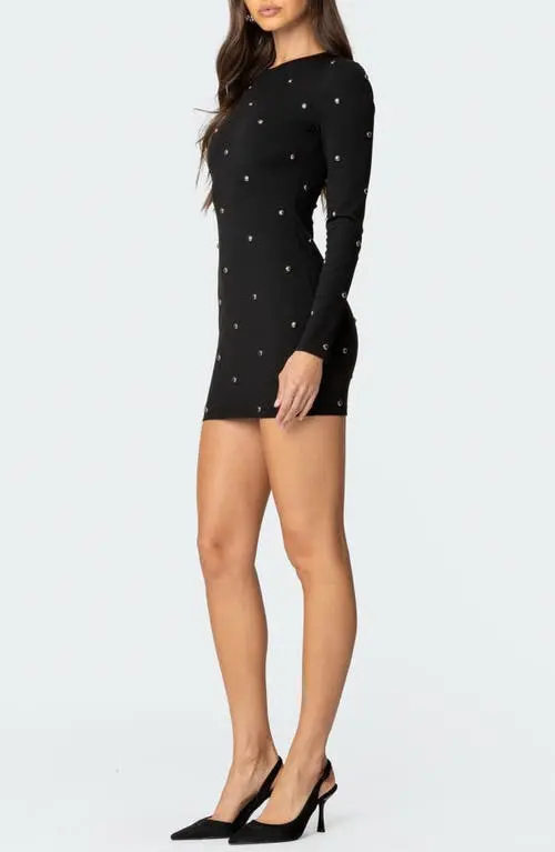 EDIKTED Solace Studded Mini Dress