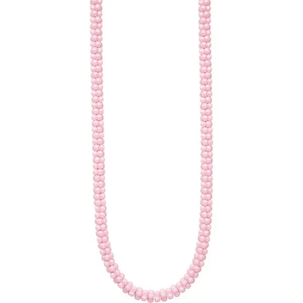 Lagos Caviar Ceramic Beaded Necklace - Pink