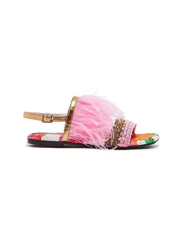 La DoubleJ Medal Sandal - Gyn White