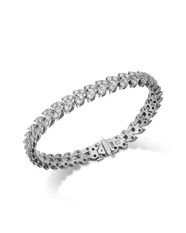Bloomingdale'S Diamond Tennis Bracelet - White
