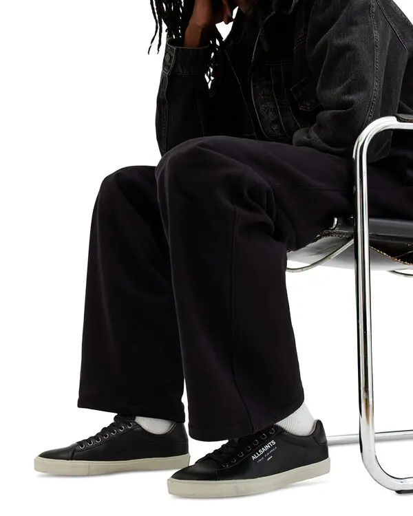 ALLSAINTS Underground Leather Sneakers - Black